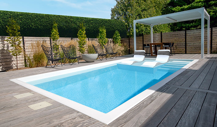 F-28 24' x 12' x 4'6'' – Fibro Fiberglass Pools